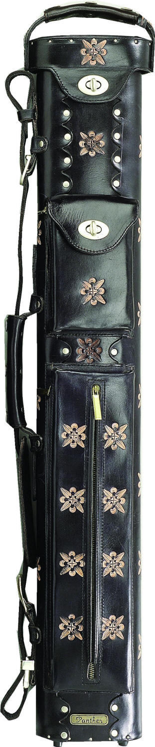 Panther Leather Pool Cue Cases - LCP24B Cue Case