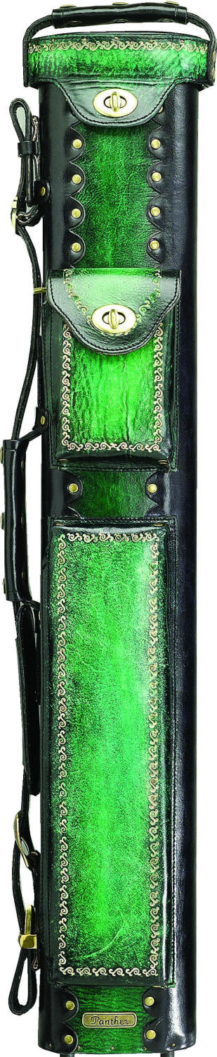 Panther Leather Pool Cue Cases - LCP24DR Cue Case